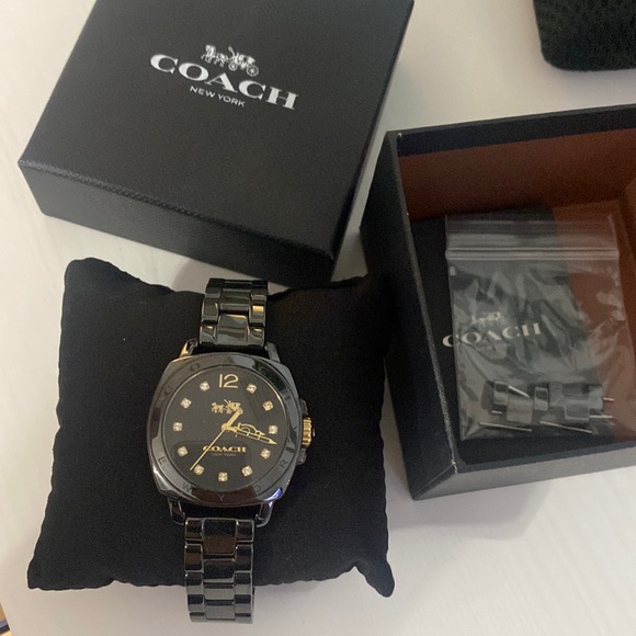 Coach | Accessories | Coach Black Watch | Poshmark